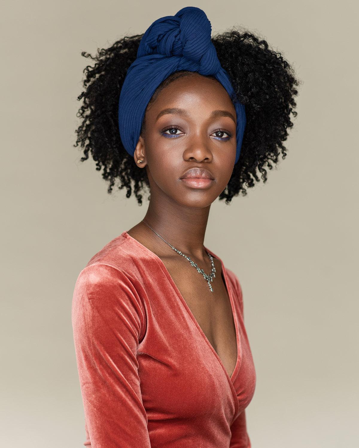 Creating a Side-Swept Look using a Head Wrap – The Wrap Life