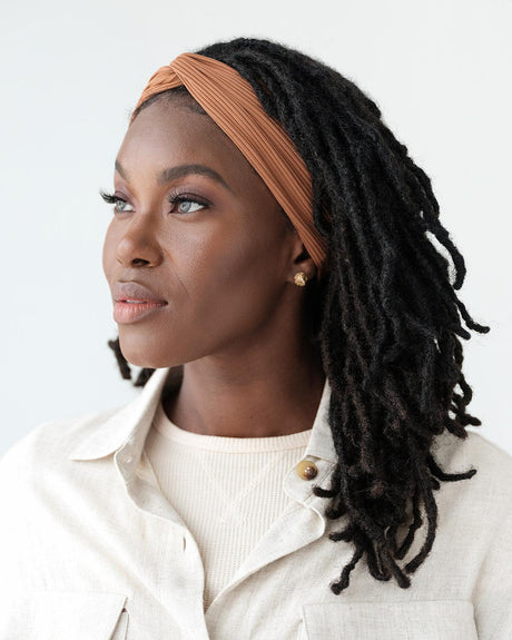 Ribbed Turbanette w/ Locs – The Wrap Life